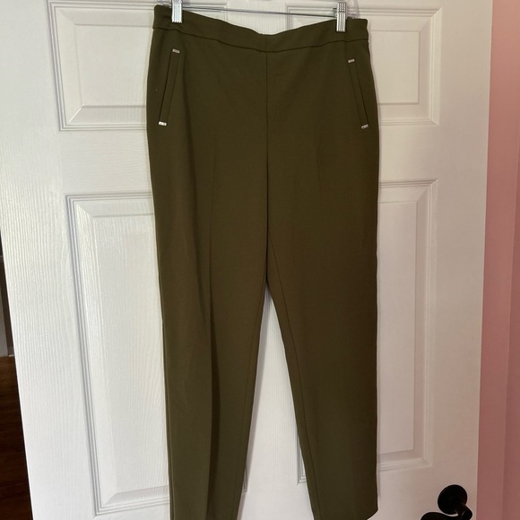 Cato | Pants & Jumpsuits | Cato Army Green Dress Stretch Pants Size M ...
